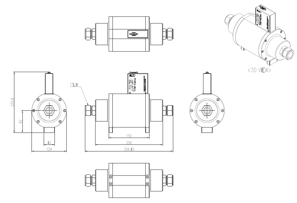 TSM-D260 - Mass Flow Meter - 한국계기티엔에스 : MKP 유량계제작 및 콘트롤 관련 각종 계측기